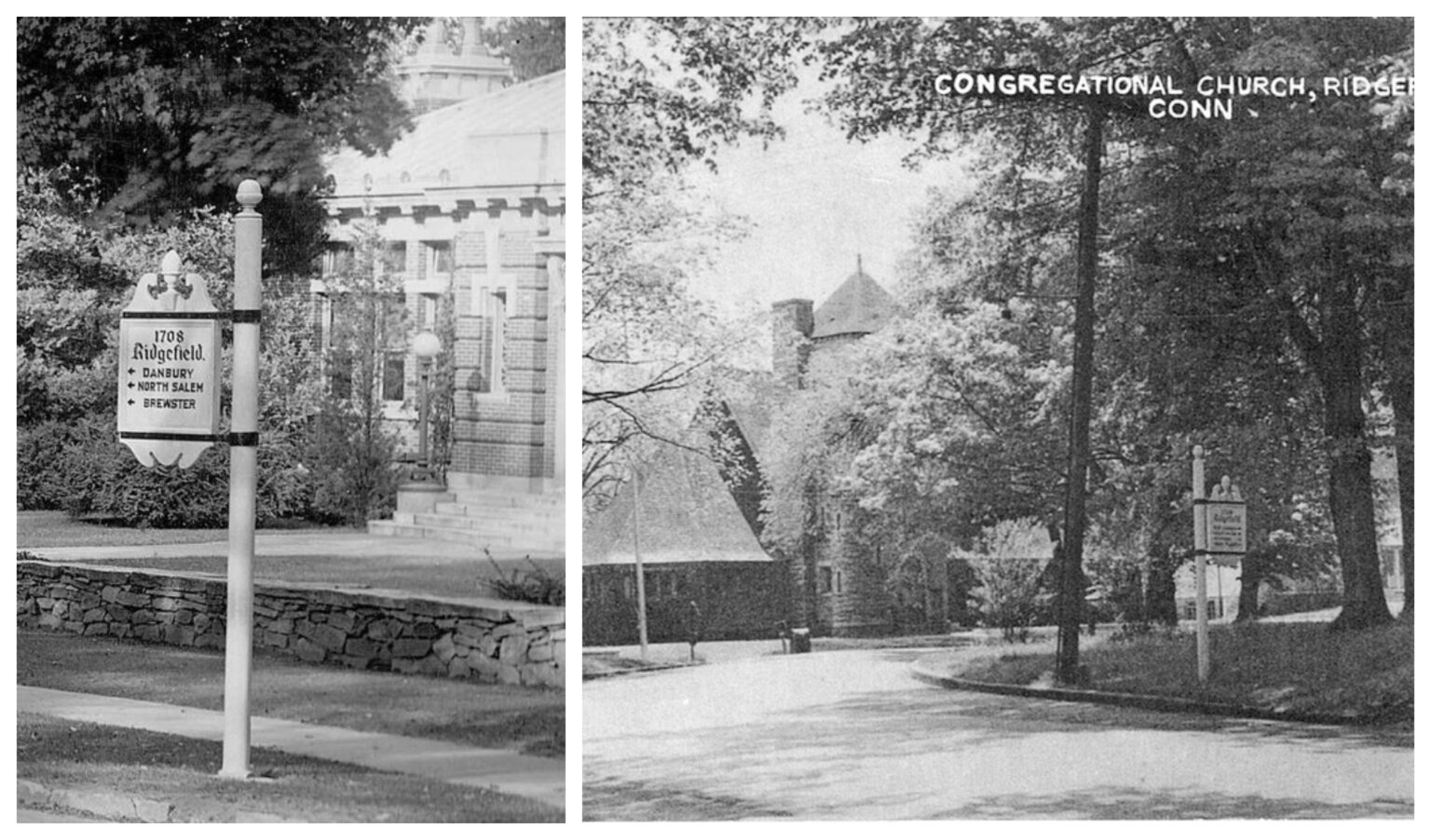 Pick from the Collection: 1930s Directional Sign • Ridgefield ...